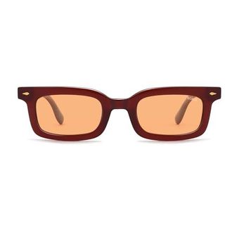 Sojos Lunettes de soleil tendance polaris&eacute;es Ecik pour homme et femme Shmal R&eacute;tro Carr&eacute;es L&eacute;g&egrave;res Vintage Lunettes de soleil avec protection UV400 SJ2628, R