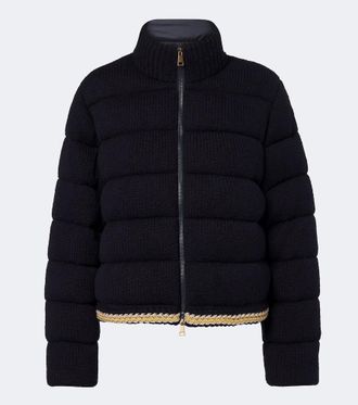 Moncler Daunenjacke aus Strick