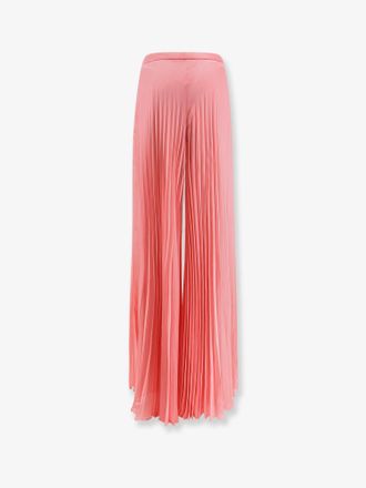 Max Mara Womens Pleated Trousers Mxegrembo Pink Polyester