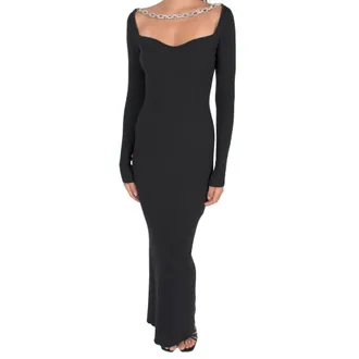 Giuseppe Di Morabito Robe en maille fine - Femme - Robes - Noir - Taille: 36 FR