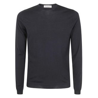 Goes Botanical Round-Neck Strickwaren - - Knitwear - Herren - Schwarzk - XL