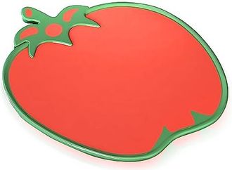Pratesi SCHNEIDEBRETT IN TOMATENFORM 30 x 30,5 cm, 18/8 Edelstahl, Multicolor, one Size