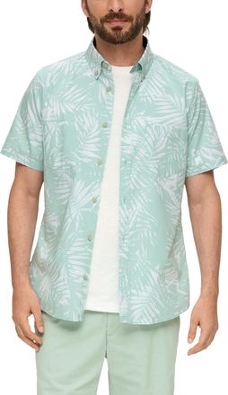 s.Oliver Kurzarmhemd mit Button-Down-Kragen
