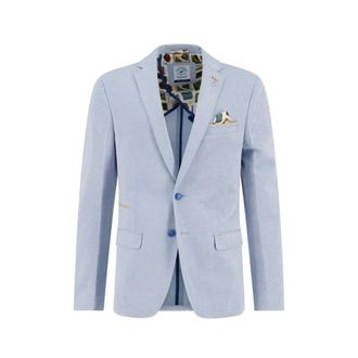 A Fish Named Fred Homme, Vestes, Bleu, Taille: 2XL Chaqueta a Fish Named Pique