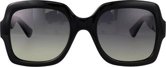 Gucci Rechteckige Sonnenbrille - - Accessories - Damen - Schwarzk - 54 MM