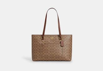 Coach Station Tote Aus Signature-Canvas