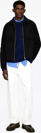 Arket Doubleface-Jacke Aus Wolle -Schwarz