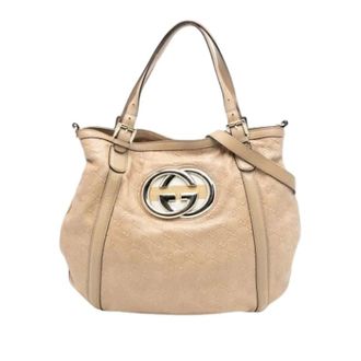 Gucci Pre-owned Britt Satchel - Femme - Pre-owned - Beige - Taille: ONE Size