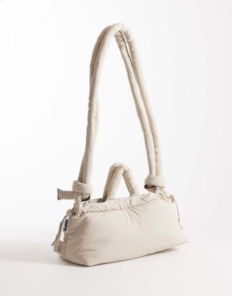 &Ouml;lend Ona B - Umh&auml;ngetasche in Sandbeige mit vielseitigen Tragem&ouml;glichkeiten-Wei&szlig;