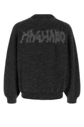 Magliano Mens Grampa Cardigan Gray Wool