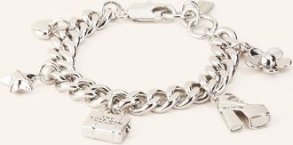 Marc Jacobs Armband The Mini Icon Charm Bracelet silber