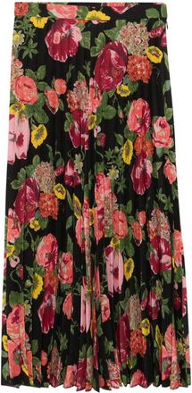 Junya Watanabe Midirock mit hohem Bund - Schwarz