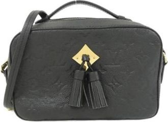 Louis Vuitton Pre-owned Sac bandouli&egrave;re Louis Vuitton Saintonge Monogram Empreinte - Femme - Pre-owned - Noir - Taille: ONE Size