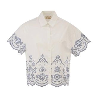 MC2 Saint Barth Femme, Blouses et Chemises, Blanc, Taille: 36 FR Chemises