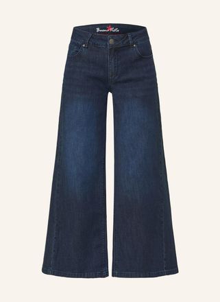 Buena Vista Cropped Jeans Italy Palazzo blau