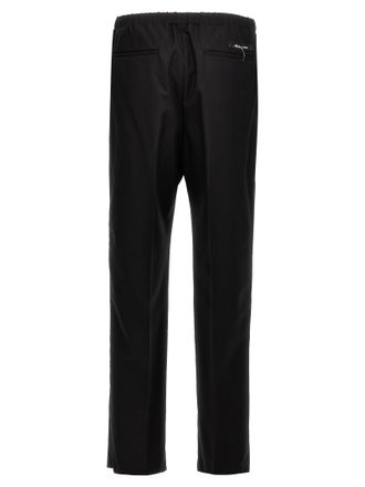 Fendi Mens Black Virgin Wool Dress Pants
