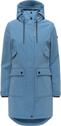 Navahoo Damen Softshell &Uuml;bergangsjacke Morgennebel mit Kapuze