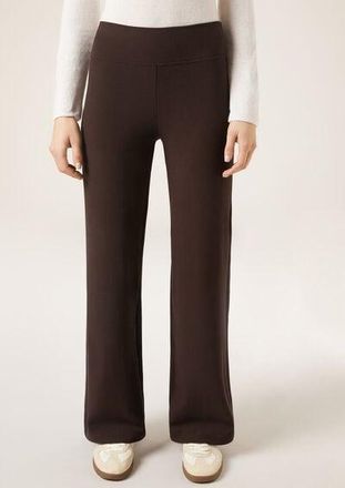 Calzedonia Palazzohose Mit Kaschmir Braun