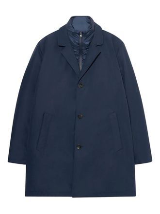 Brooks Brothers trench &agrave; boutonni&egrave;re - Bleu