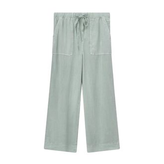 Bella Dahl Femme, Pantalons, Vert, Taille: 36 FR Wide Pantalons