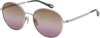 Chlo&eacute; Lunettes de soleil rondes - Femme - Accessoires - Gris - Taille: 55 MM