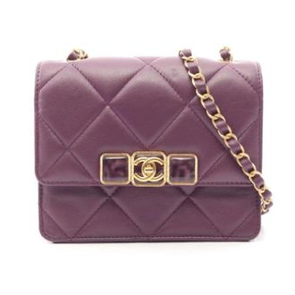 Chanel Pre-owned Vintage Schultertasche - - Pre-owned - Damen - Lila - ONE SIZE