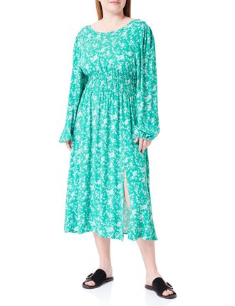 Springfield Damen Modern Kleid, Grün 2, 38