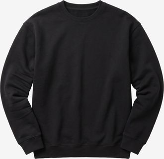 Knowledge Cotton Apparel Herren vegan Sweatshirt Relaxed Rundhals Black Jet