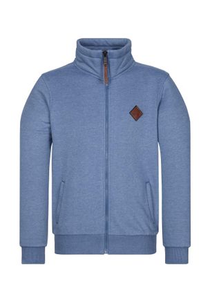 Naketano Herren Sweatjacke Ivic, Farbe:Blue Melange, Gr&ouml;&szlig;e:XXL