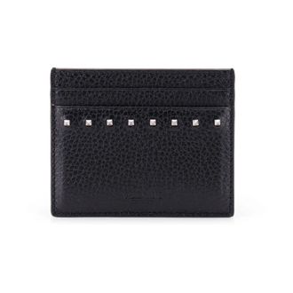 Valentino Garavani Stud Detail Leder Kartenetui - - Accessories - Herren - Schwarzk - ONE SIZE
