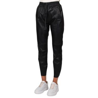 Oakwood Schwarze Leder Geschenk Lederhose - - Trousers - Damen - Schwarzk - XS