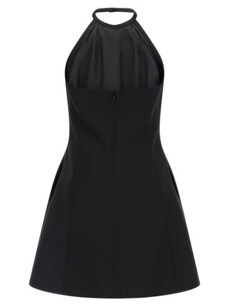Valentino Garavani Sequin Bow-Embroidered Dress - Black