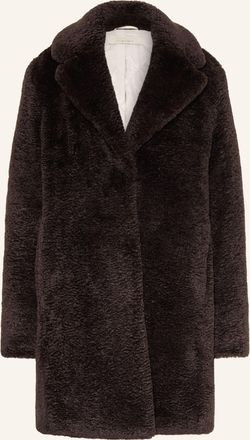 Lilienfels Lilienfels Teddyfell-Mantel braun