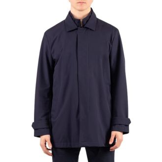 Fay Homme, Manteaux, Bleu, Taille: XL Travel Morning Stretch