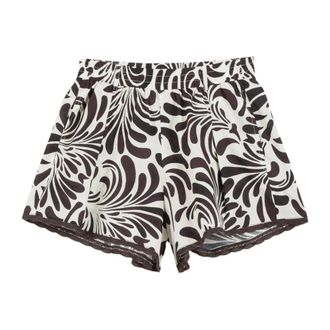 Twinset Femme, Shorts, Brun, Taille: 36 FR Shorts Twin-set