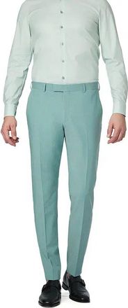 Strellson Herren Hose grün meliert Slim Fit