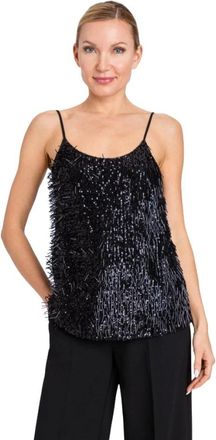 Twinset Femme, Tops, Noir, Taille: 40 FR Top Donna