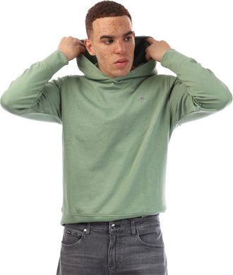 GANT Shield Kapuzenpullover f&uuml;r Herren, Logo, Lang&auml;rmlig (Gr&uuml;n)