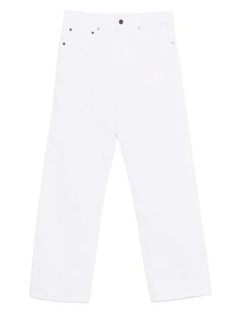 Khaite Jeans mit Knopfverschluss - Weiß