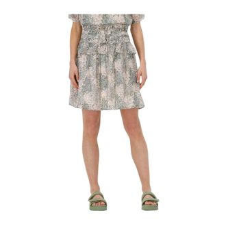 Sofie Schnoor Gr&uuml;ner Minirock - - Skirts - Damen - Mehrfarbig - XS
