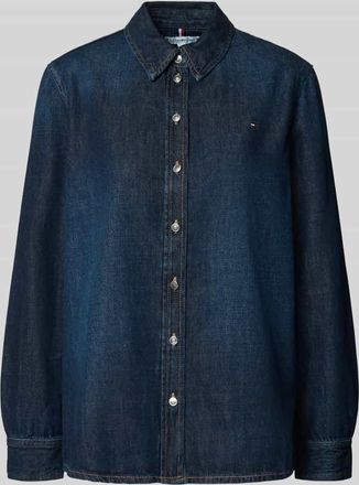 Tommy Hilfiger Regular Fit Denim-Jeansbluse aus Baumwoll-Lyocell-Mix Modell MILO