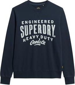 Superdry Machined Goods Workwear Sweatshirt 2XL, Noir, XXL