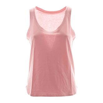 Majestic Filatures L&auml;ssiges Polo-Shirt - - Tops - Damen - Rosa - L