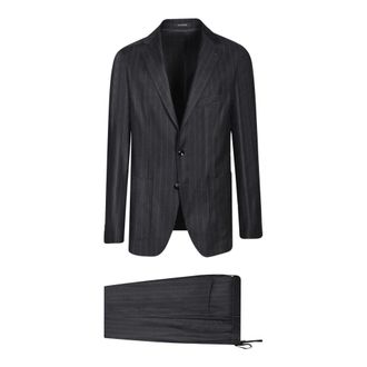 Tagliatore Homme, Costumes, Gris, Taille: S Dakar Single-Breasted Suit