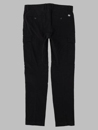 C.P. Company Stretch Cotton Satin Cargo Trousers - Black