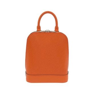 Louis Vuitton Pre-owned Alma Backpack Calf Backpack - Femme - Pre-owned - Orange - Taille: ONE Size