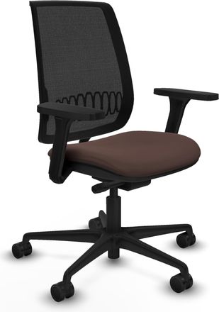 Piqueras y Crespo Alares XXL-B&uuml;rostuhl mit 3D-Armlehnen, h&ouml;henverstellbare Lendenwirbelst&uuml;tze, ausgestattet mit Syncro/Traslack und eingespritztem Schaum. Mit Rollen vo