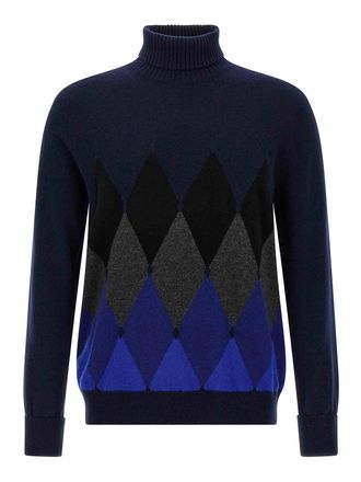 Ballantyne Cardigan - Bleu