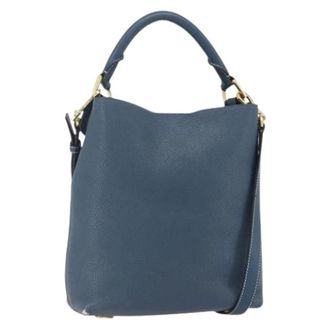 Loewe Sac &agrave; main en cuir Pre-owned - Femme - Pre-owned - Bleu - Taille: ONE Size