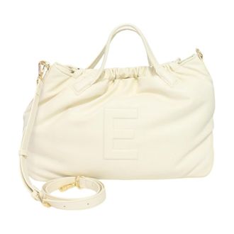 Ermanno Scervino Femme, Sacs, Beige, Taille: ONE Size Sac cabas en &eacute;co-cuir avec bandouli&egrave;re ajustable